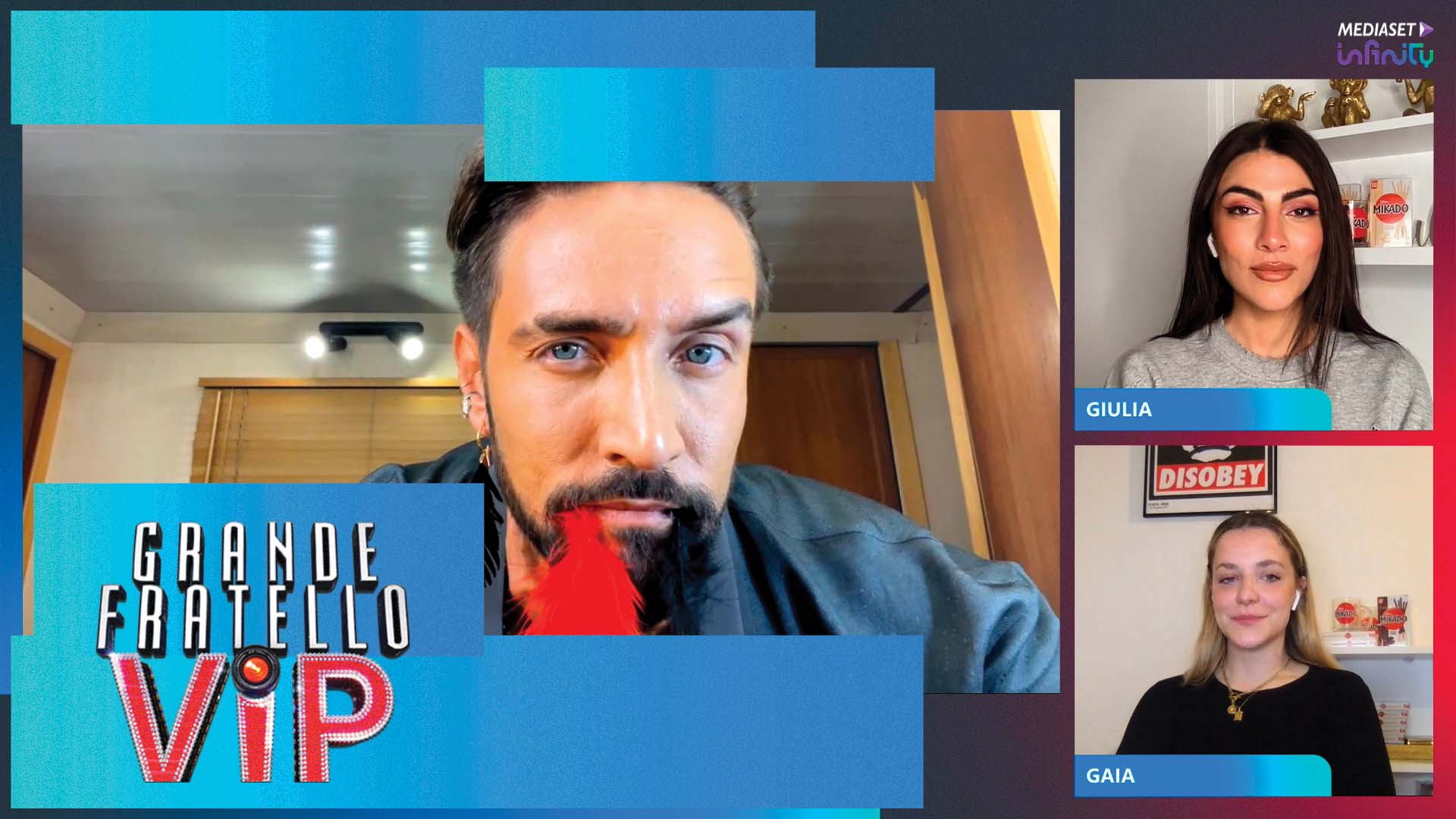 Alex Belli commenta il suo percorso al GF Vip con Giulia Salemi e Gaia ...