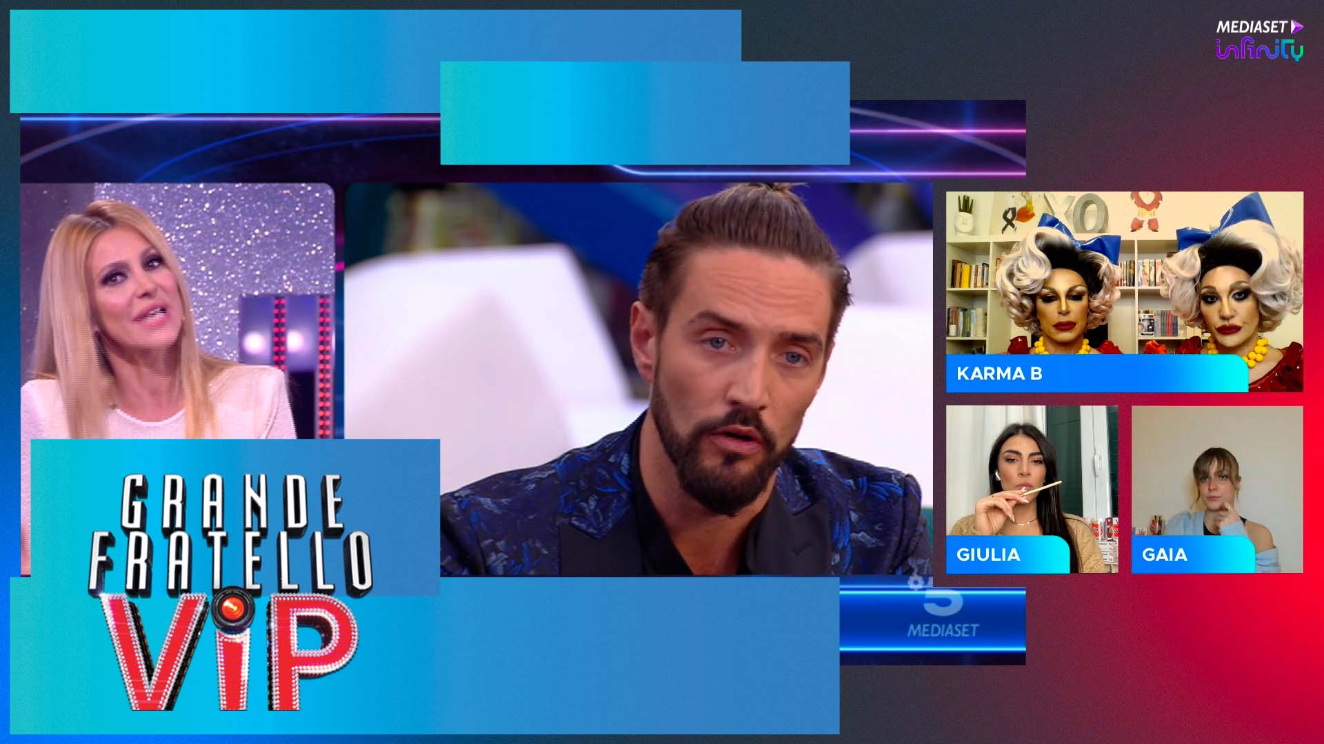 GF Vip Party, Giulia Salemi e Gaia Zorzi reagiscono in diretta alle ...