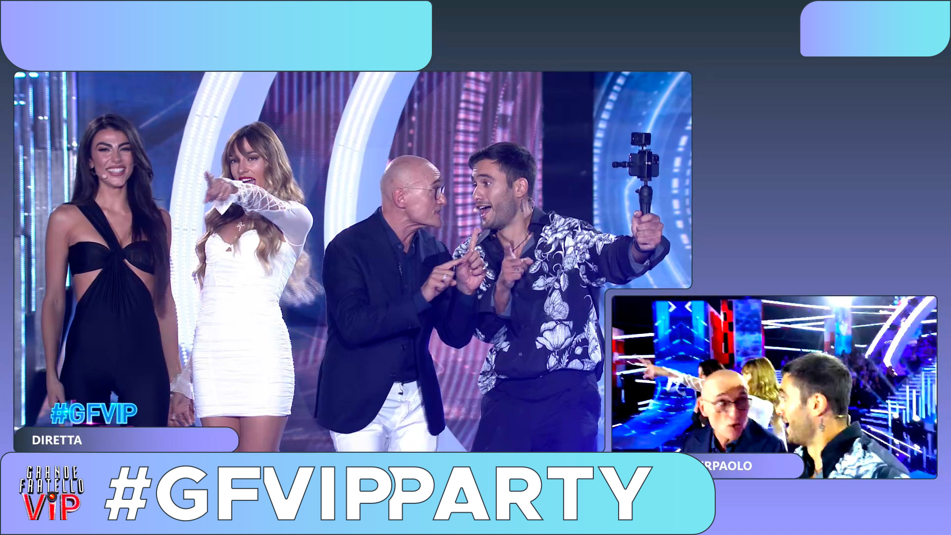 La prima puntata di GF Vip Party condotto da Soleil Sorge e Pierpaolo Pretelli - Grande Fratello ...